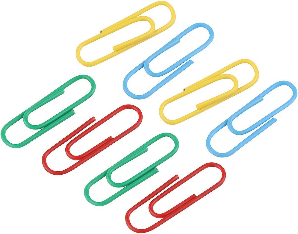 Dreamy Gem Clip/U Clip 28 mm Plastic Coated (Set of 500 Pcs in 5 ...