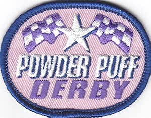 Amazon.com: "POWDER PUFF DERBY" PATCH -Iron On Embroidered Applique ...