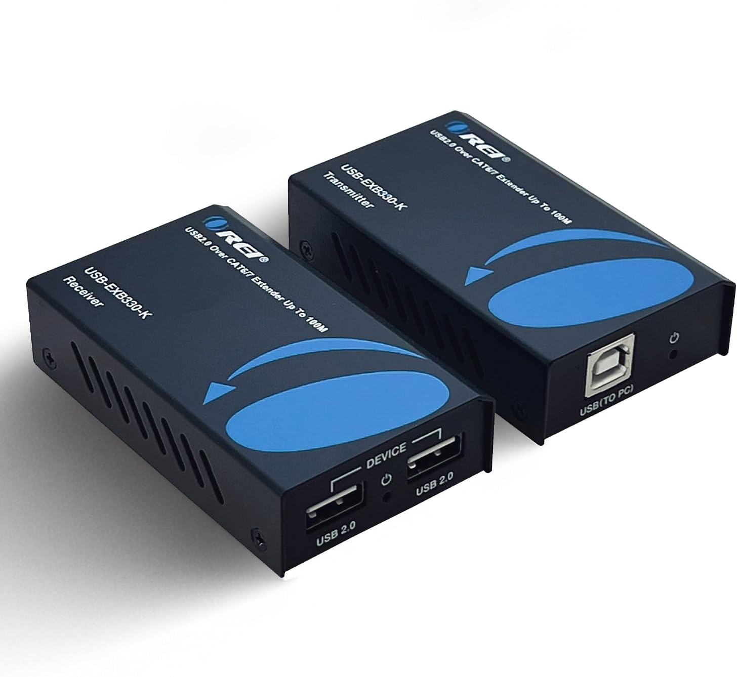 Amazon.com: OREI USB 2.0 Over Ethernet Cat5e/6 Extender LAN Upto 330 ...