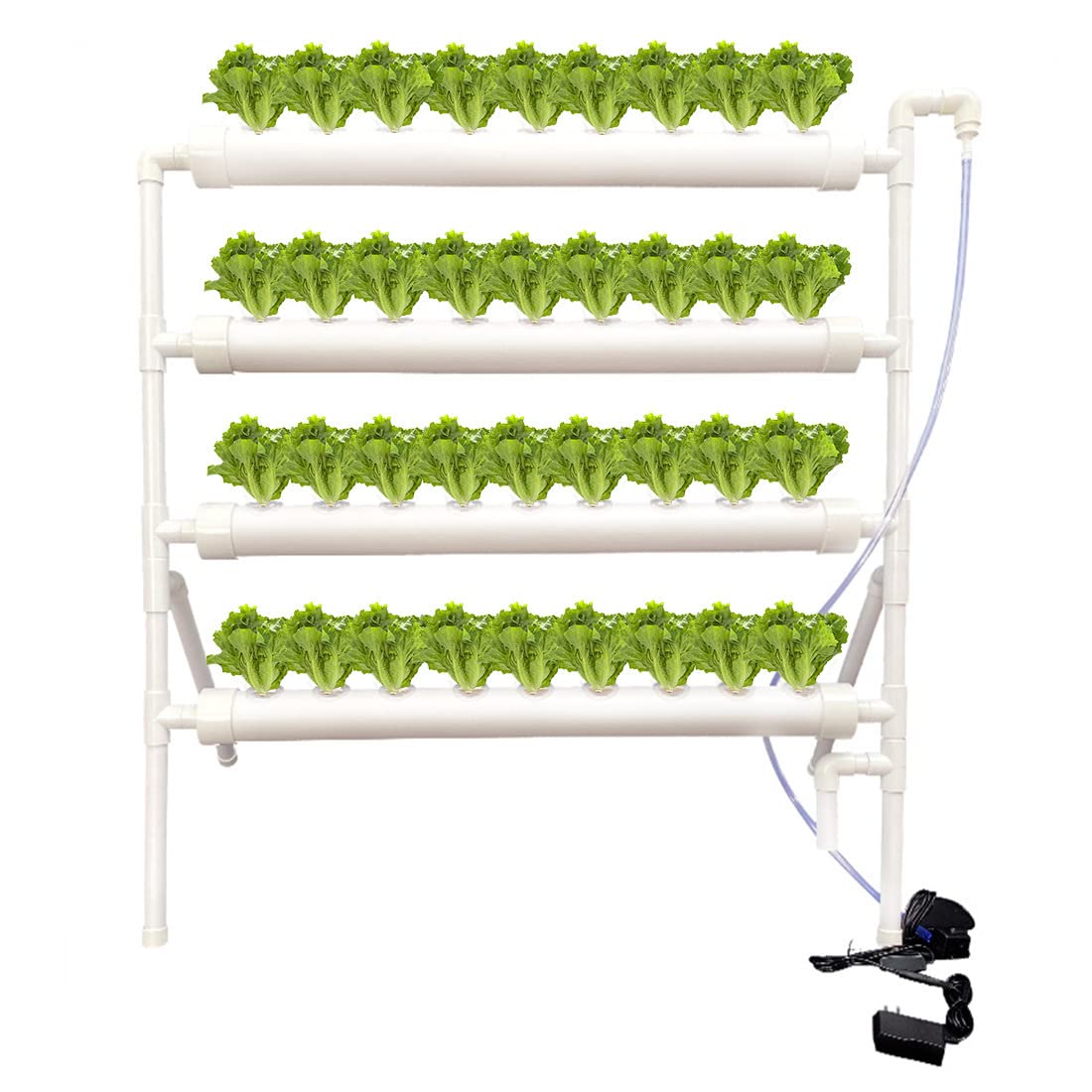 RANZIX Hydroponic Grow Kit, 36 Site, 4 Tubes, Bottomless Plant Growing ...