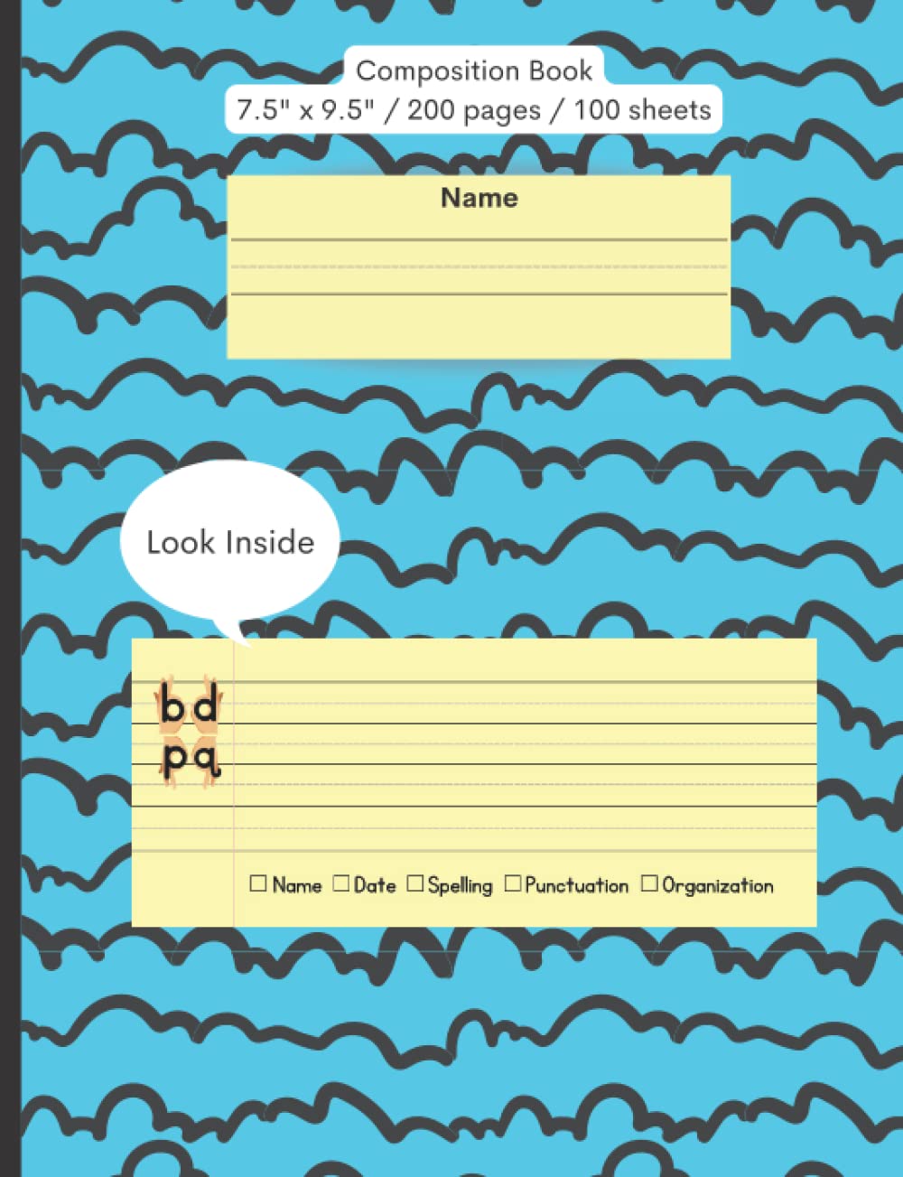 Composition Notebook With Adaptive Paper For Students That Struggle ...