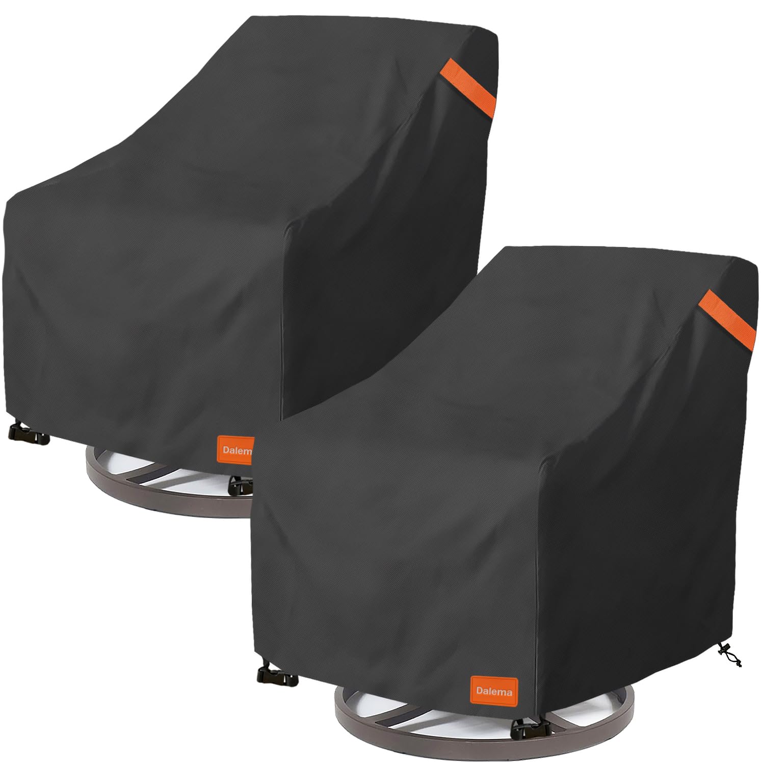 Snapklik.com : Dalema Outdoor Swivel Lounge Chair Cover 2 Pack,Heavy ...