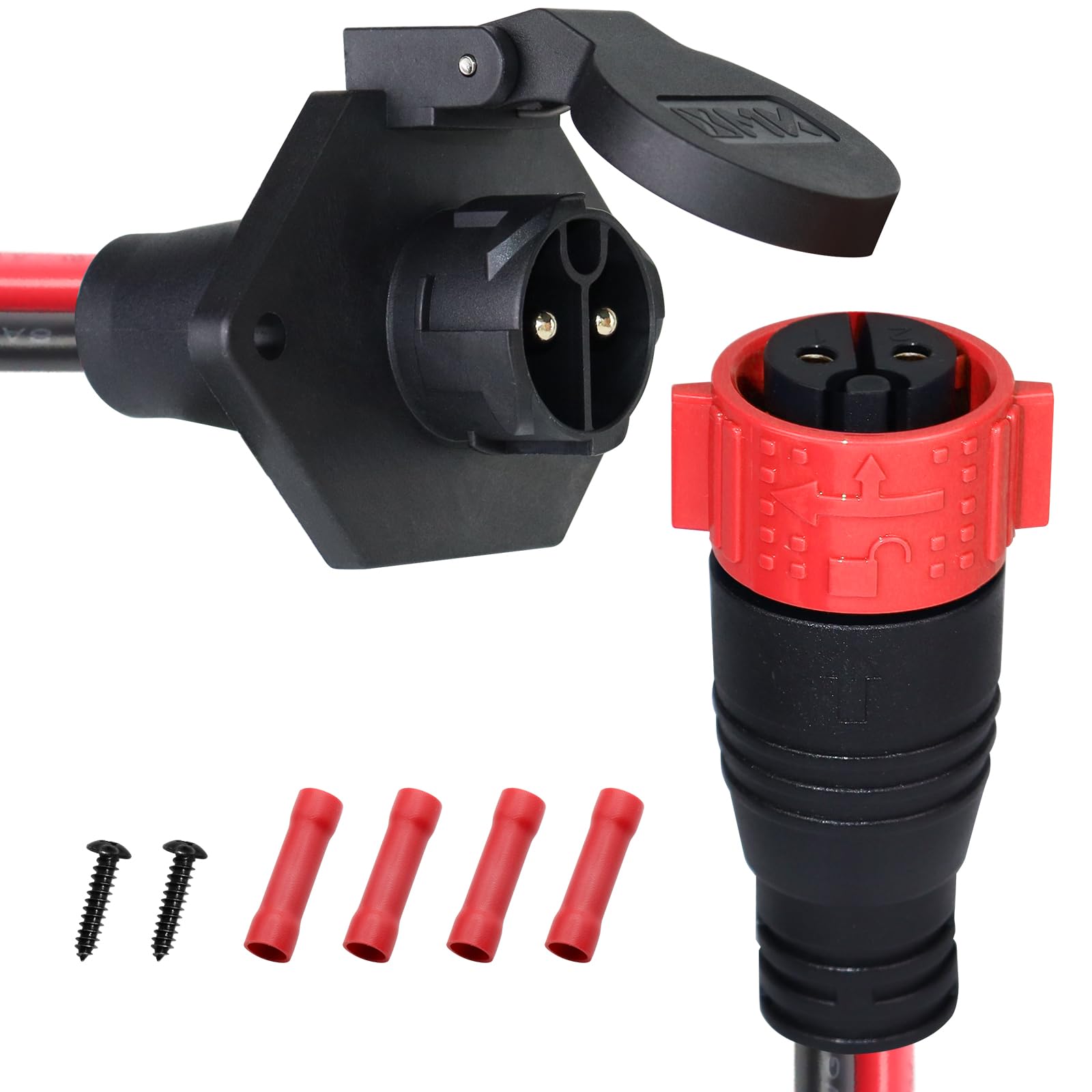 Snapklik.com : Trolling Motor Plug,12V/24V/26V/48V Trolling Motor Plug ...