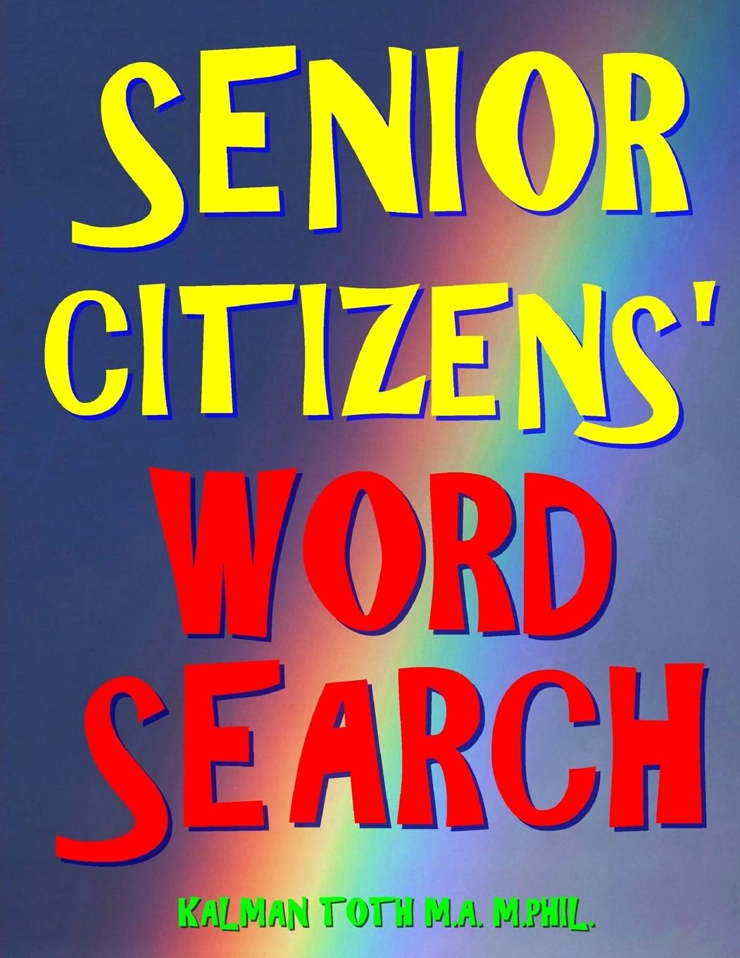 Amazon.com: Senior Citizens' Word Search: 111 Extra Large Print Puzzles ...