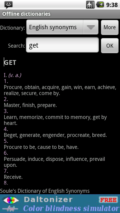 Offline dictionaries - App on Amazon Appstore