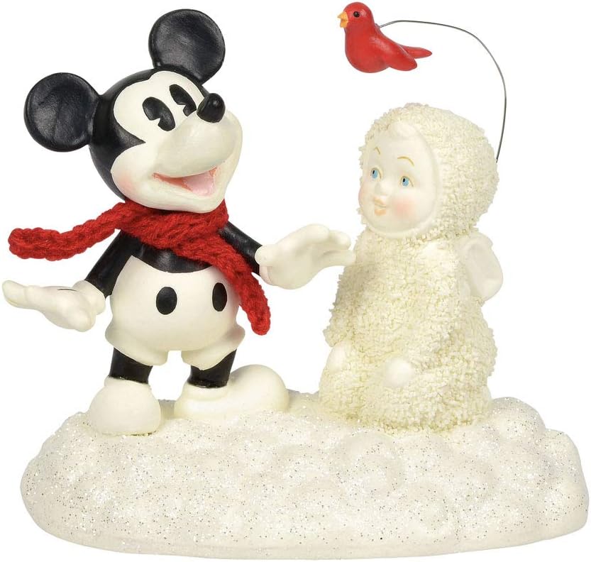 Amazon.com: Department 56 Snowbabies and Disney “Snow Fun with Mickey ...