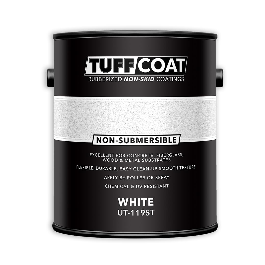 Tuff Coat UT-119ST White: Smooth Texture, Non-Submersible, Water-Based ...