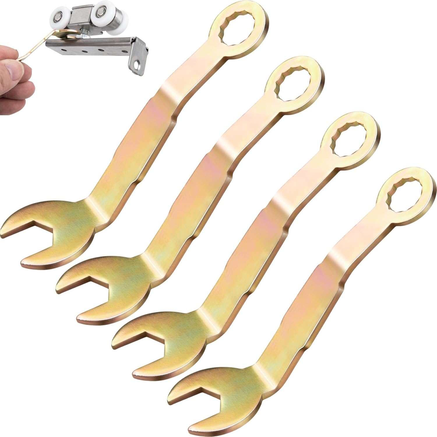Winsyison 4pcs 3/8" Pocket Door Wrench, N7164 Bi-Fold Pivot Adjustment ...