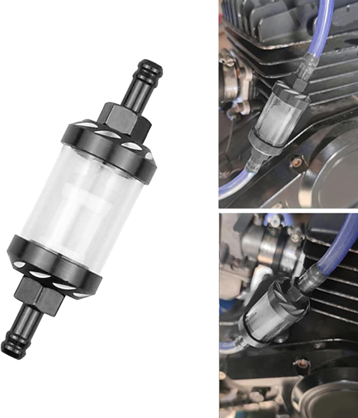 Amazon.com: Gseigvee Pack-1 Car Fuel Filter, 1.1" x 3.62" Waterproof ...