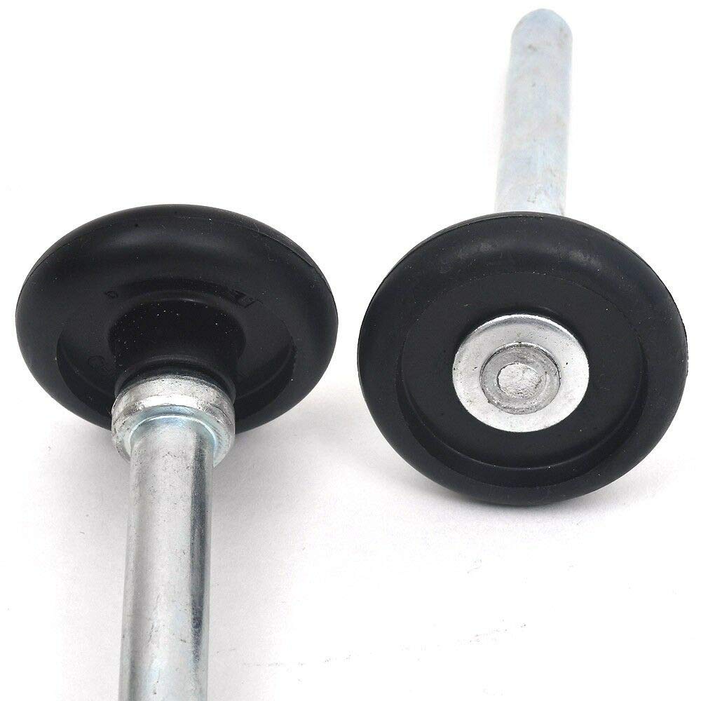 Snapklik.com : Garage Door Roller 4 Inch Stem Standard Rollers w/Black ...