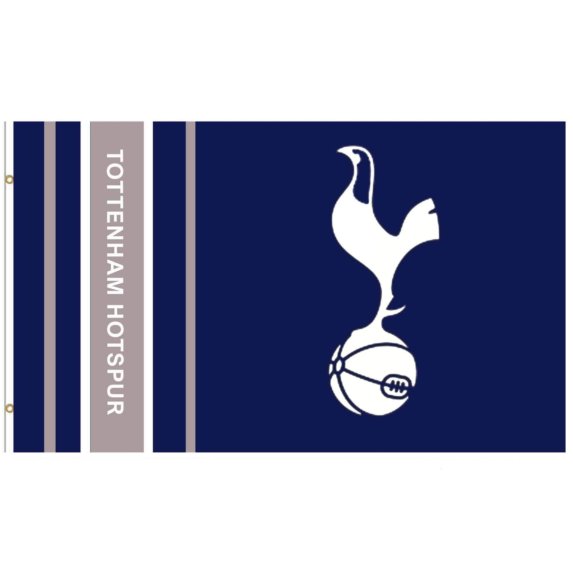 THFC Giant Tottenham Hotspur (Spurs) Crest Flag (5ft x 3ft & 100% ...