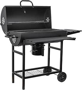 Amazon.com: guogiyala Charcoal Grill - Charcoal Barrel Grill - Lager Portable outdoor grill ...