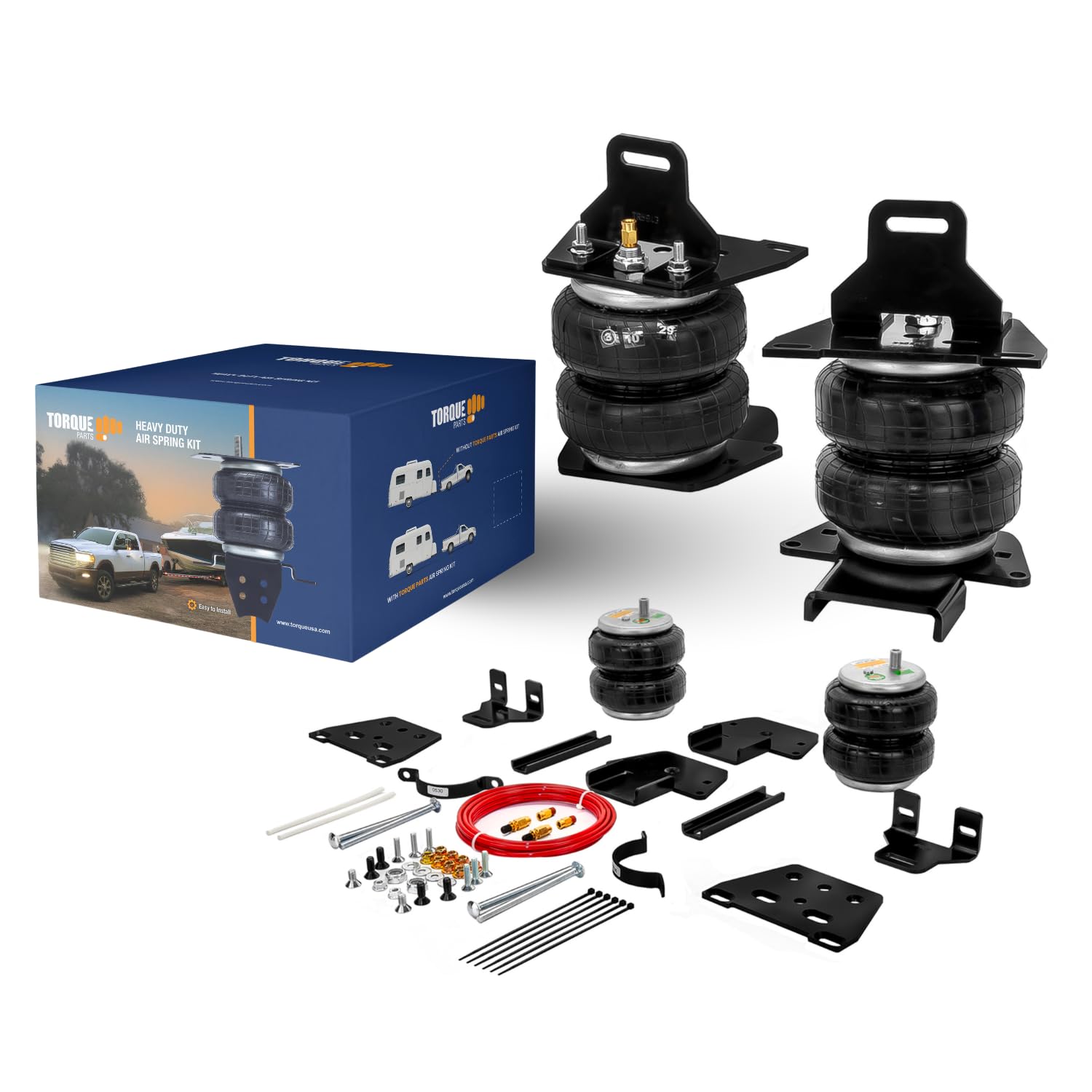 Snapklik.com : TORQUE Airbag Air Bag Suspension Kit For 2022-2025 ...