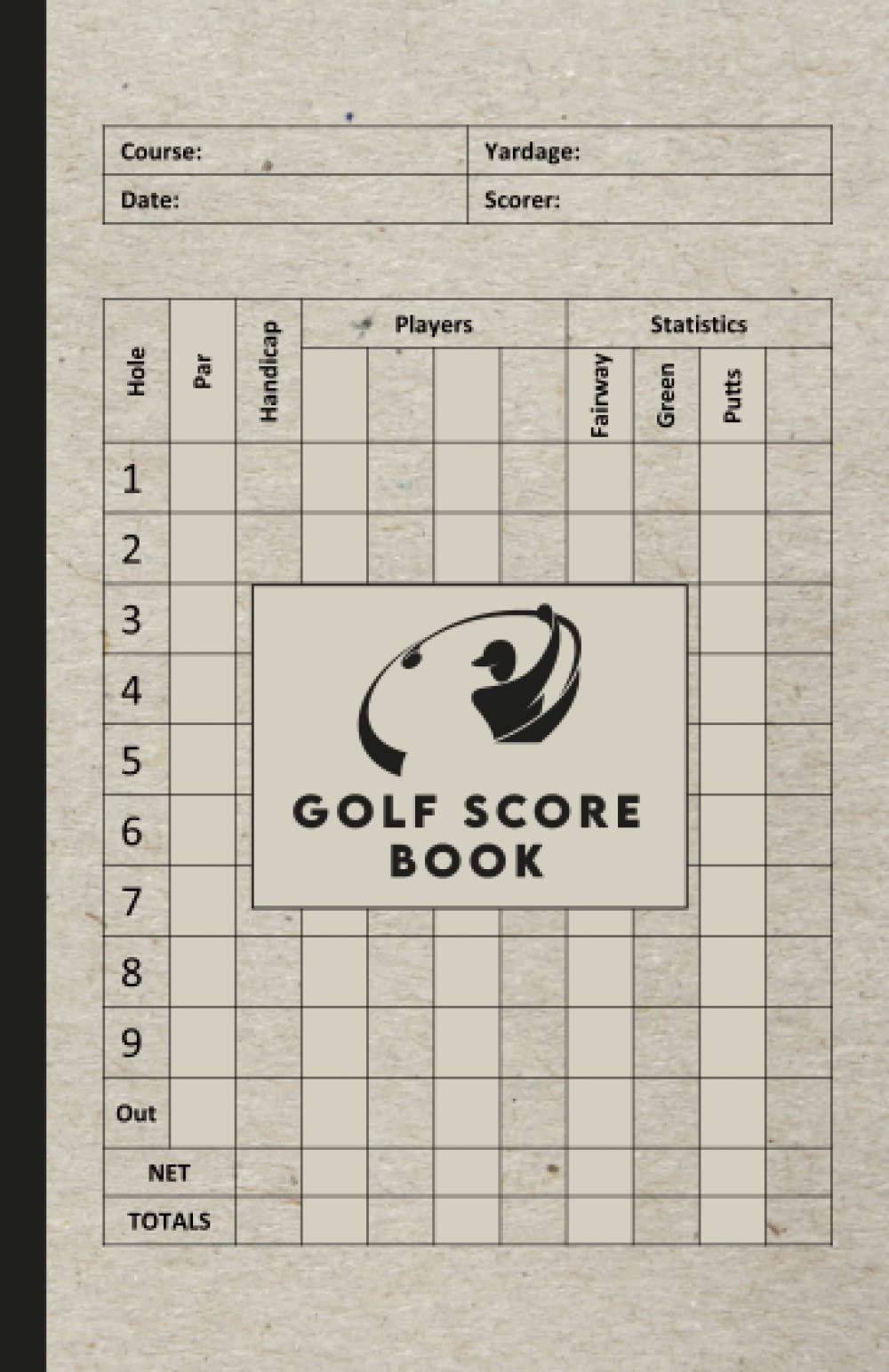 Buy Golf Score Book: Golf Log Book, Golf Score Keeper, Golf Scorecard ...