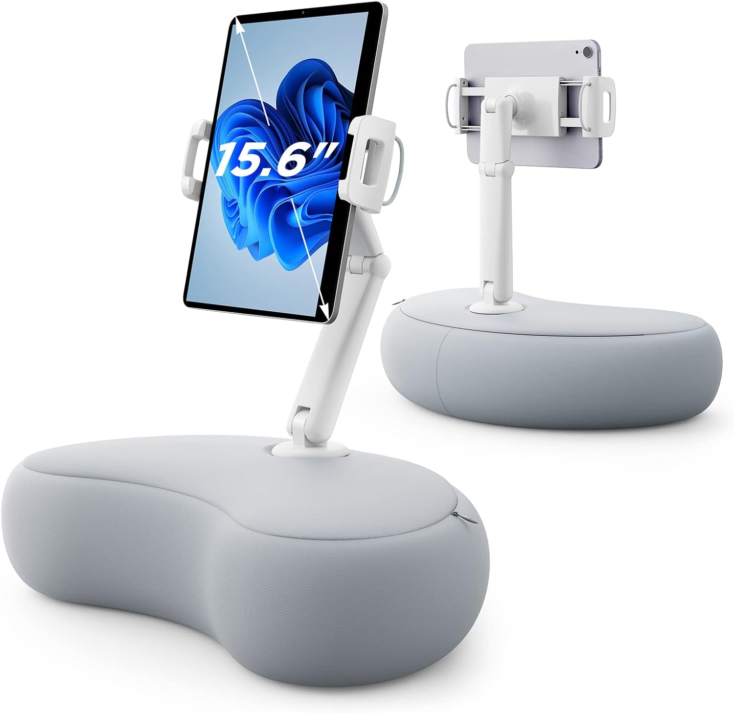 Amazon.com: SAIJI Tablet Stand Pillow, 360° Adjustable Tablet Holder for Bed with Flexible Dual ...