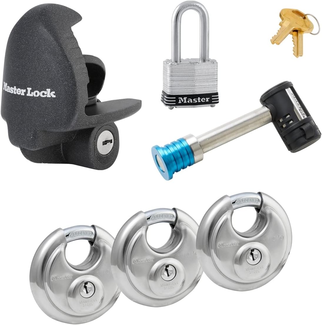 Amazon.com: Master Lock - 5 Trailer Locks Keyed Alike #5KA-37940-37 ...