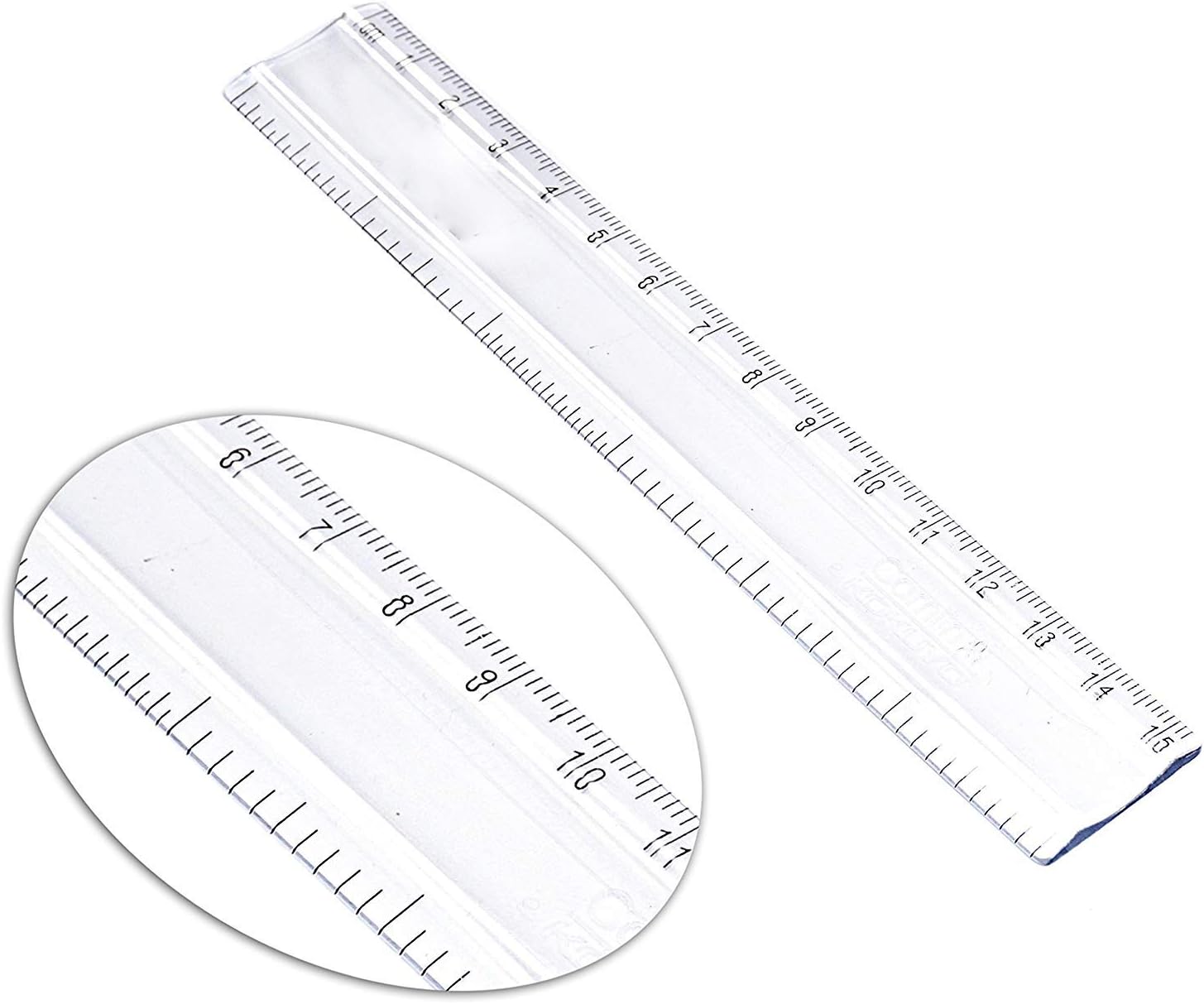 DishanKart Plastic Ruler Scale Transparent Straight Measuring Tool for ...