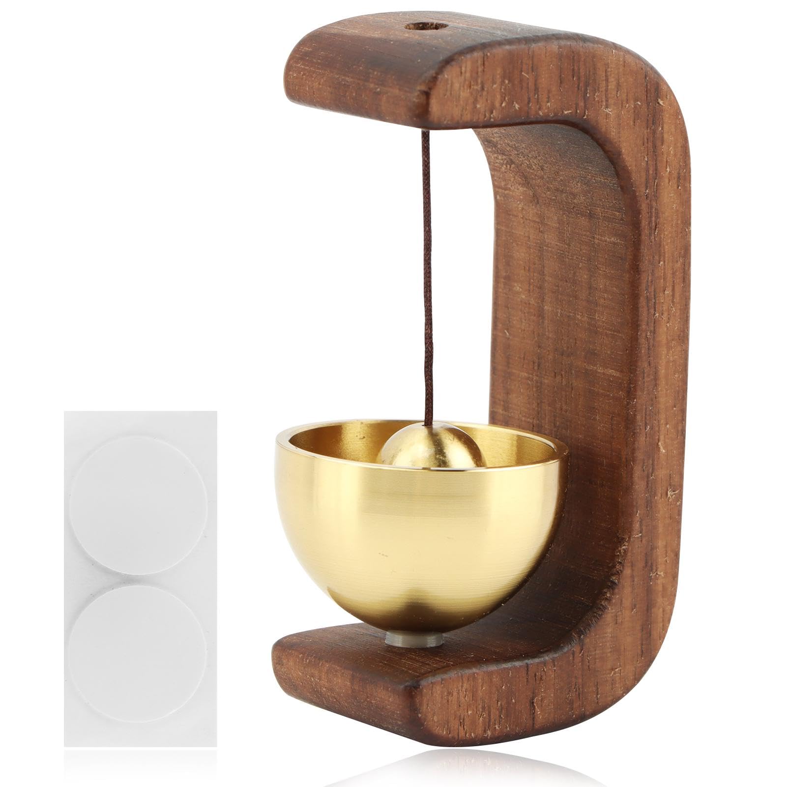 Amazon.com: C Shape Magnetic Hanging Door Bell, Loud Sound Wooden Zen ...