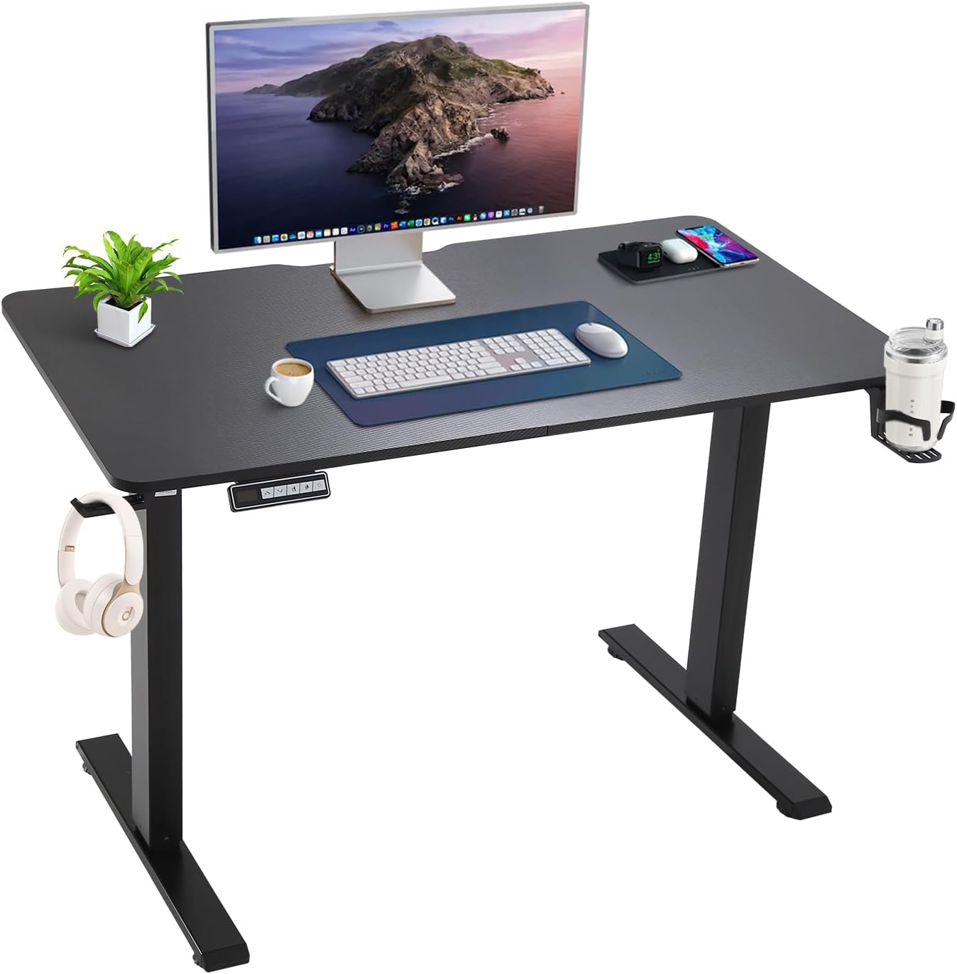 Karyeff Electric Standing Desk, Electric Height Adjustable Desk with ...