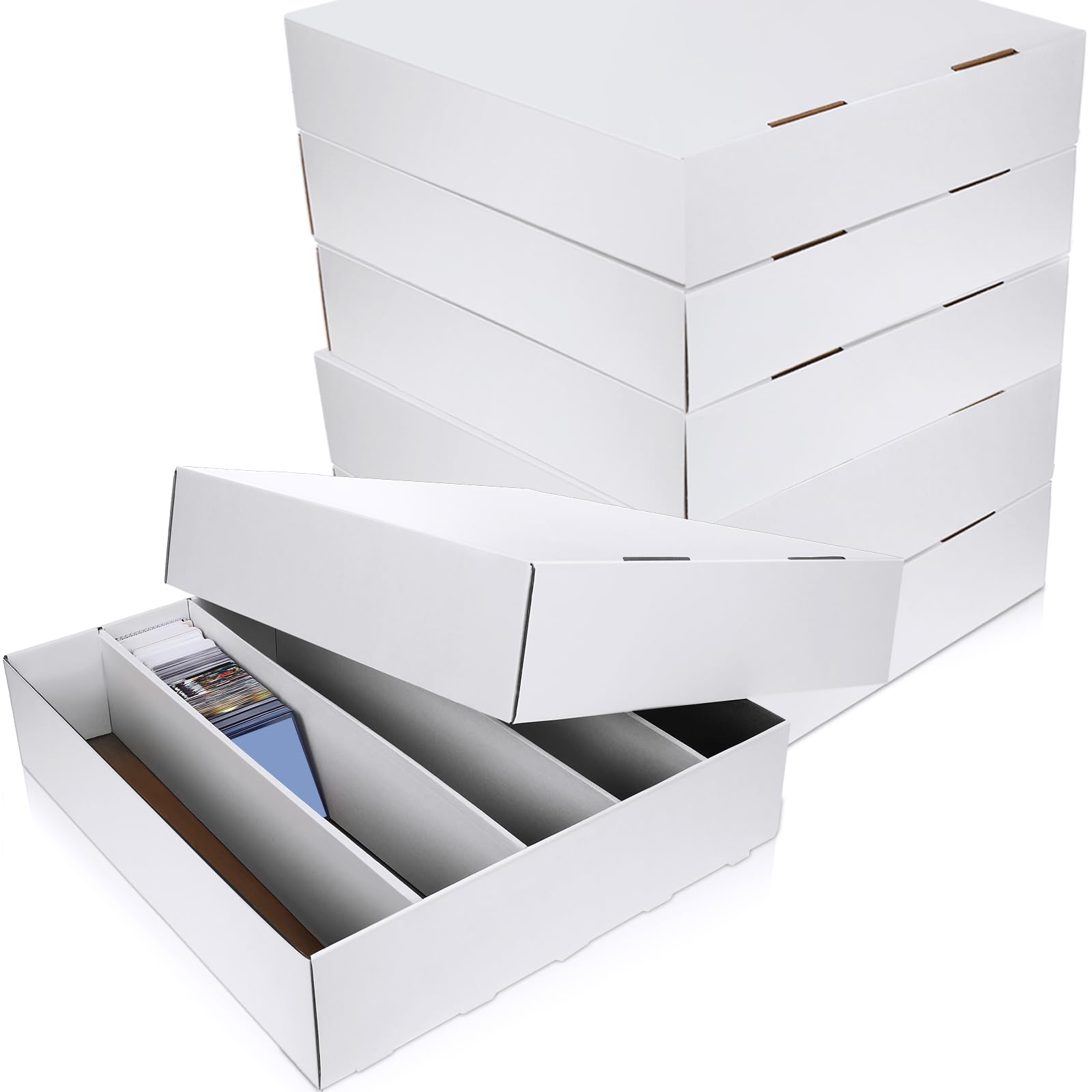 Snapklik.com : Yexiya 2 Pcs 5000 Count Card Storage Boxes