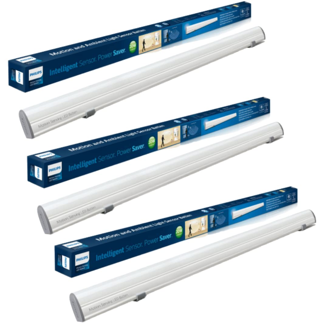 PHILIPS Motion Sensor 20W LED Batten/Tubelight | Motion Sensor Light ...