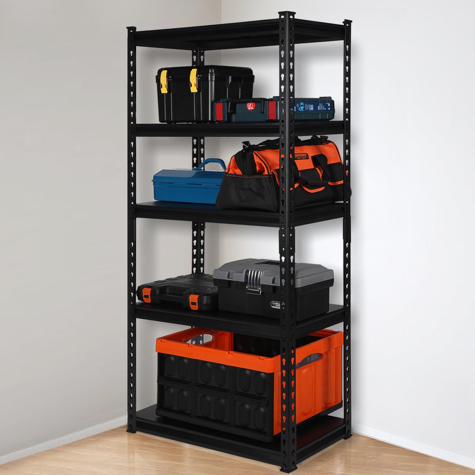 Amazon.com: PACHIRA E-Commerce 28" W x 12" D x 60" H Metal Shelving ...