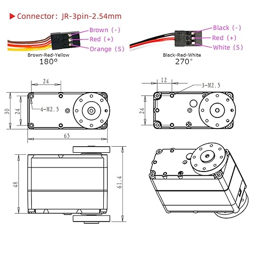 Snapklik.com : RDS51150 150KG Servo Digital Metal Robotic Servo 180 ...