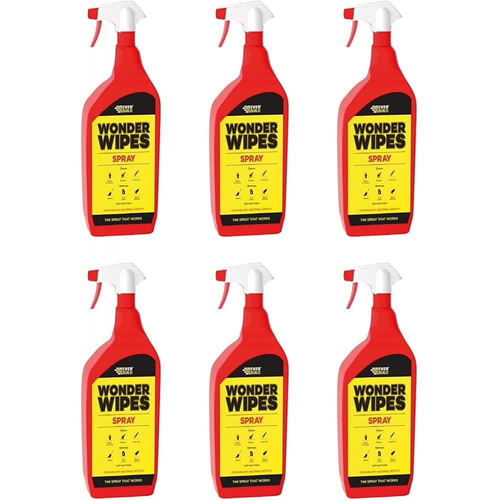 Everbuild Multi-Use Wonder Wipes Spray (6) : Amazon.co.uk: Grocery