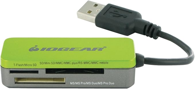 Amazon.com: IOGEAR 12-in-1 USB 2.0 Pocket Flash Memory Card Reader ...