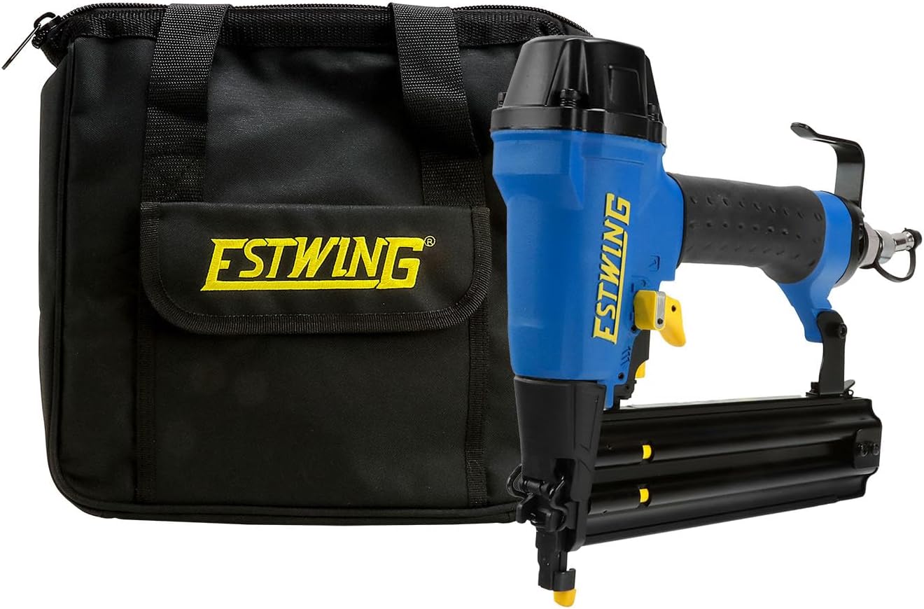 Estwing EBR50 Pneumatic 18-Gauge 2" Brad Nailer with Adjustable Metal ...