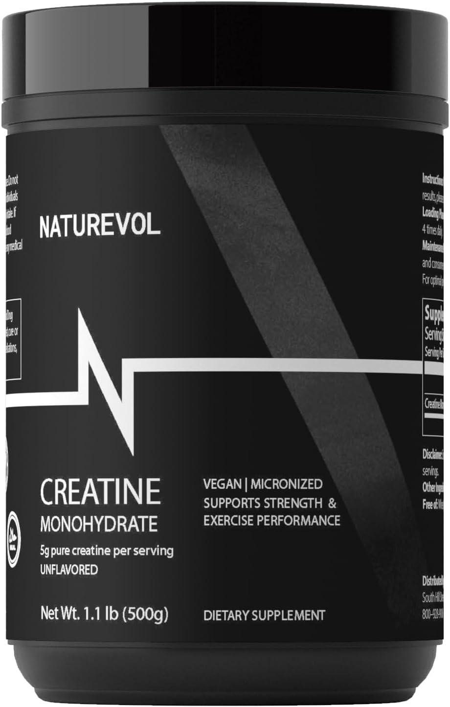 Amazon.com: NATUREVOL Creatine Monohydrate Powder - Micronized ...
