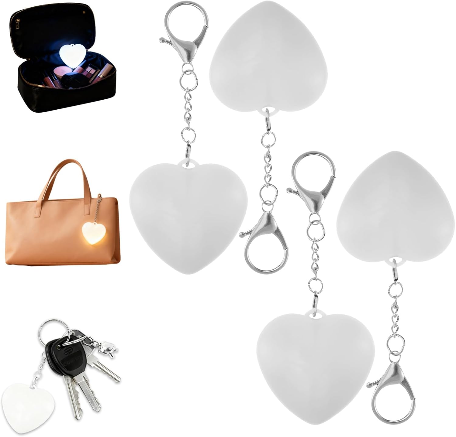 Amazon.com: Love Wallet Tote Bag Touch Sensing Light, Purse Light for ...