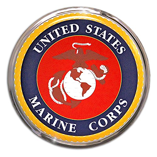 Chrome Domz Military Seal-Marine Corps Wall Art, One Size : Amazon.in ...