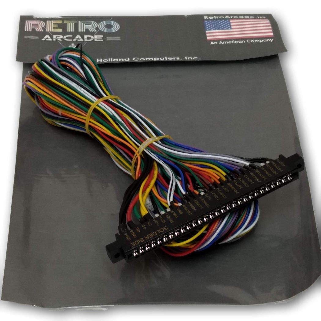 RetroArcade.us Jamma Board Standard Cabinet US Wiring Harness Loom for ...