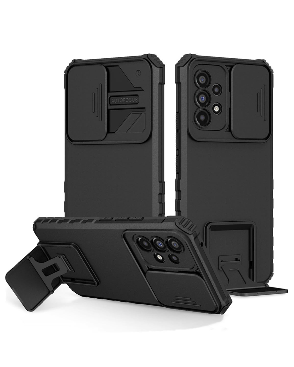 Plexaris for S23 Ultra Back Cover with Stand, S23 Ultra Case with ...