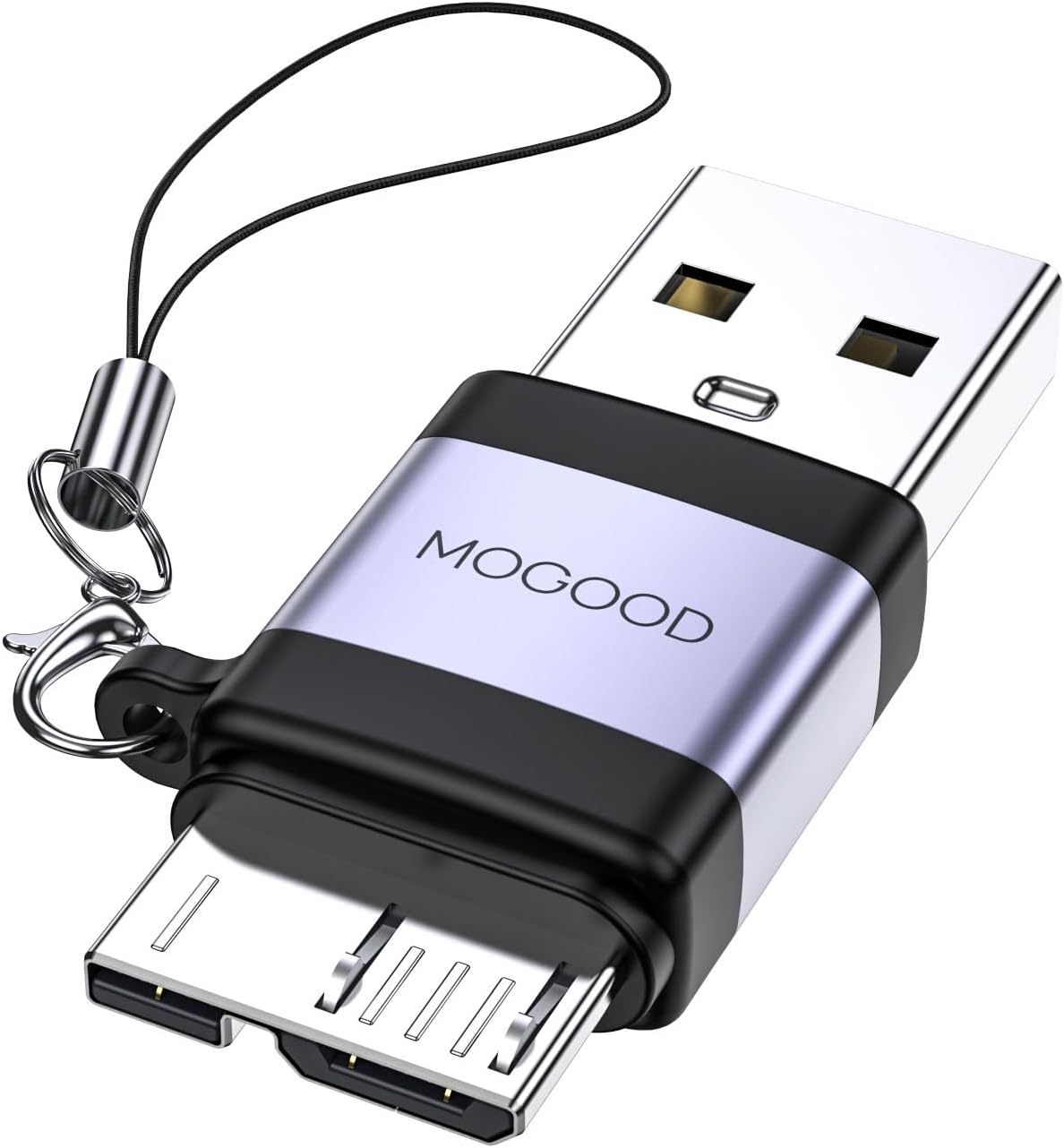 Amazon.com: MOGOOD USB to Micro B Adapter, USB3.0 Male to Micro B Data ...