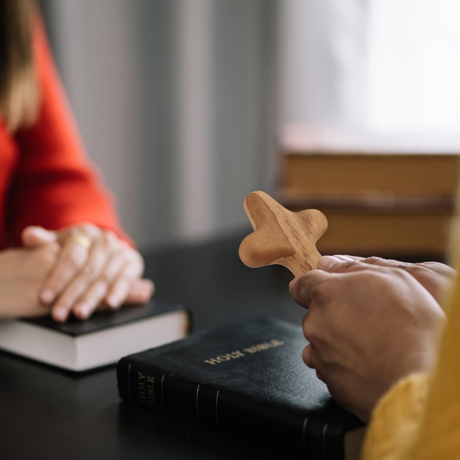 10 CM Handmade Wooden Cross Handcrafted Olive Wood Crucifix with Woven ...