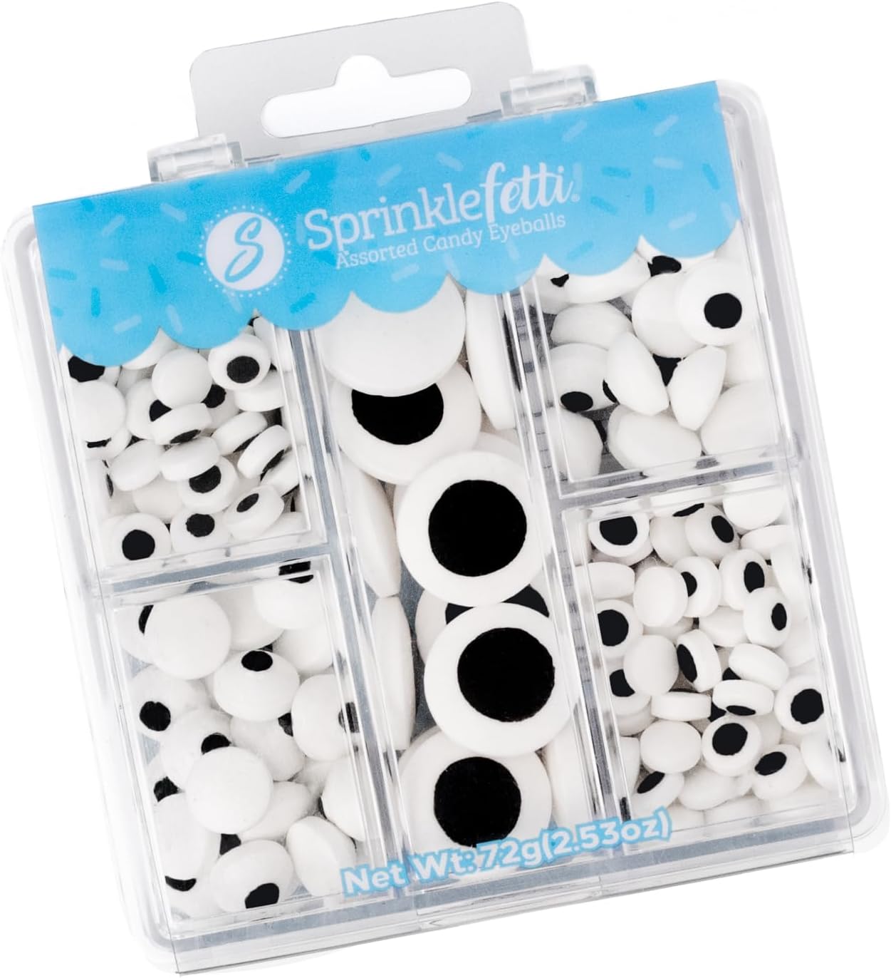 Amazon.com: Sweets Indeed Candy Eyeballs, Halloween Edible Eyes ...