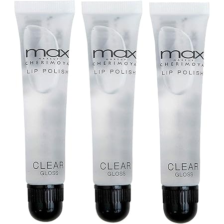 Amazon.com : Cherimoya MAX Makeup Clear Lip Polish bulk (3 Pieces ...