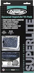 Dynamat 10612 18" x 32" Self-Adhesive Sound Deadener with Superlite Tri ...