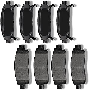 Amazon.com: AUTOMUTO 8PCS Front & Rear Disc Brake Pads Set D883 D1169 For Buick Enclave 2008 ...