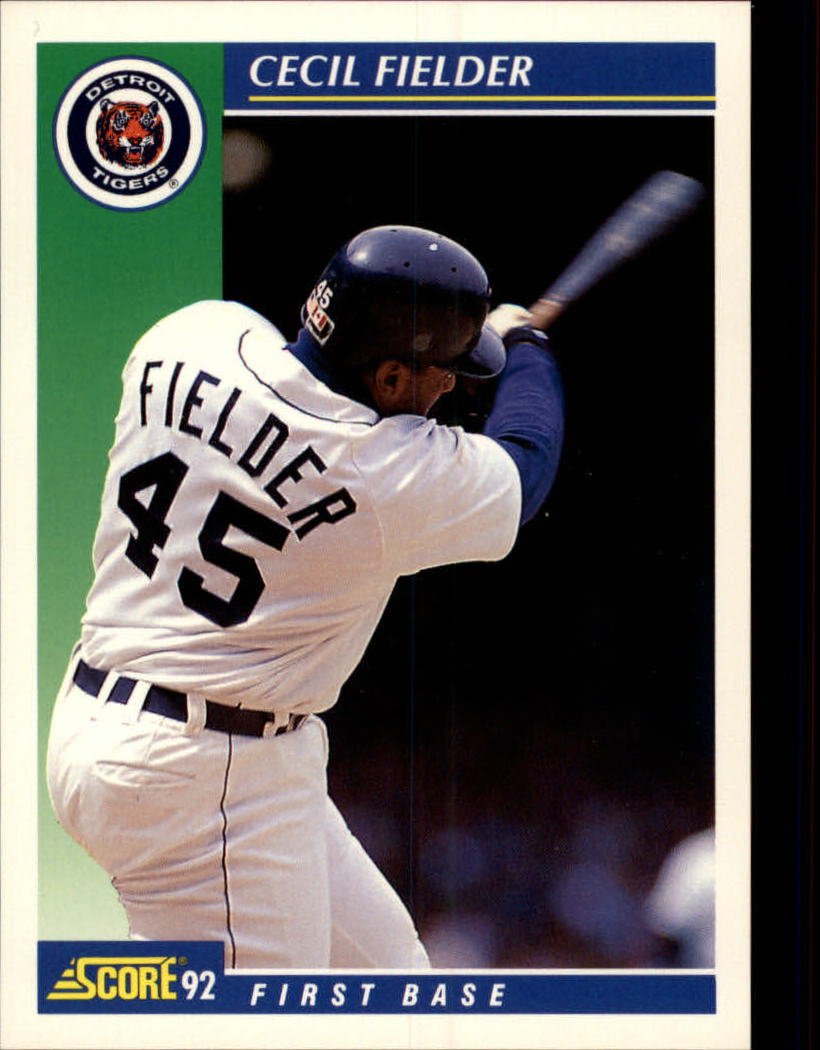 Cecil Fielder Baseball Card