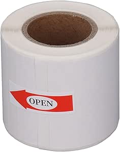 Amazon.co.jp: Label Printer Paper, Sticker Printer Paper, White ...
