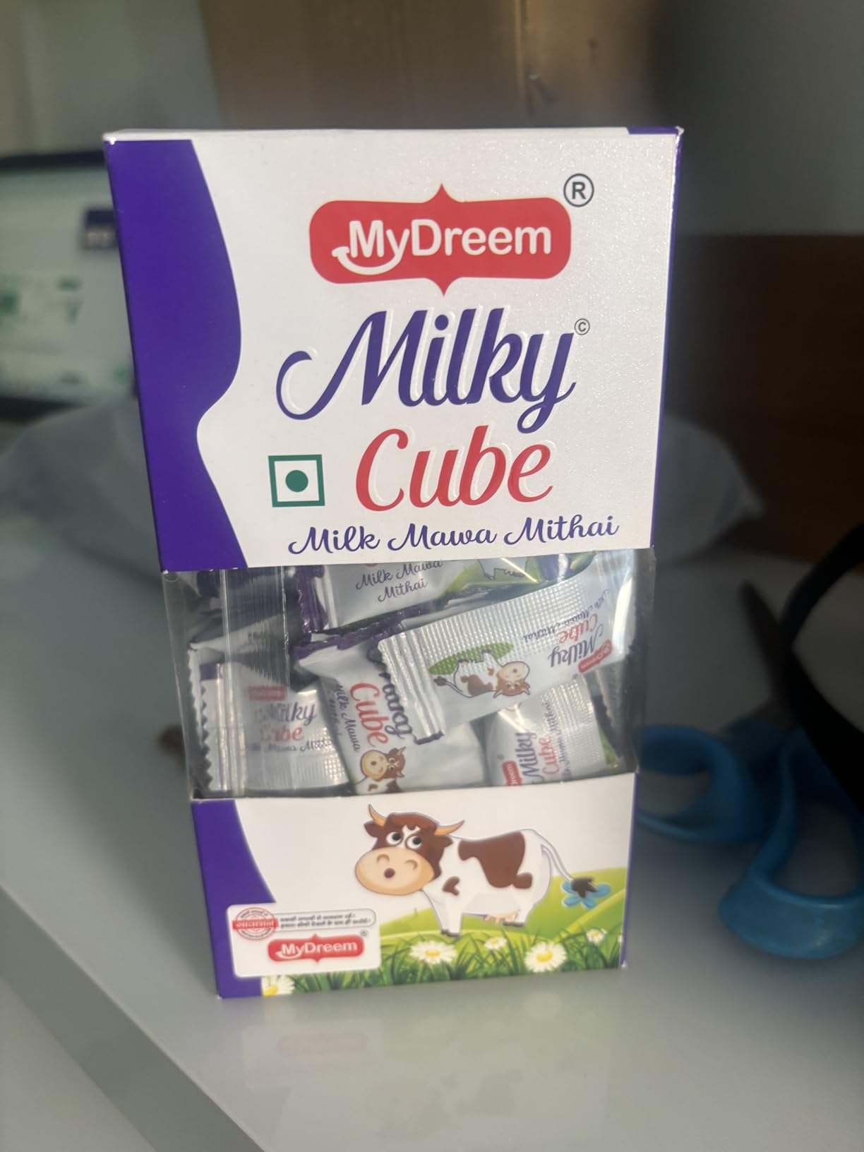 My Dreem Milky Cube Box– 125 Pieces | Creamy Milk-Based Sweet Snack ...