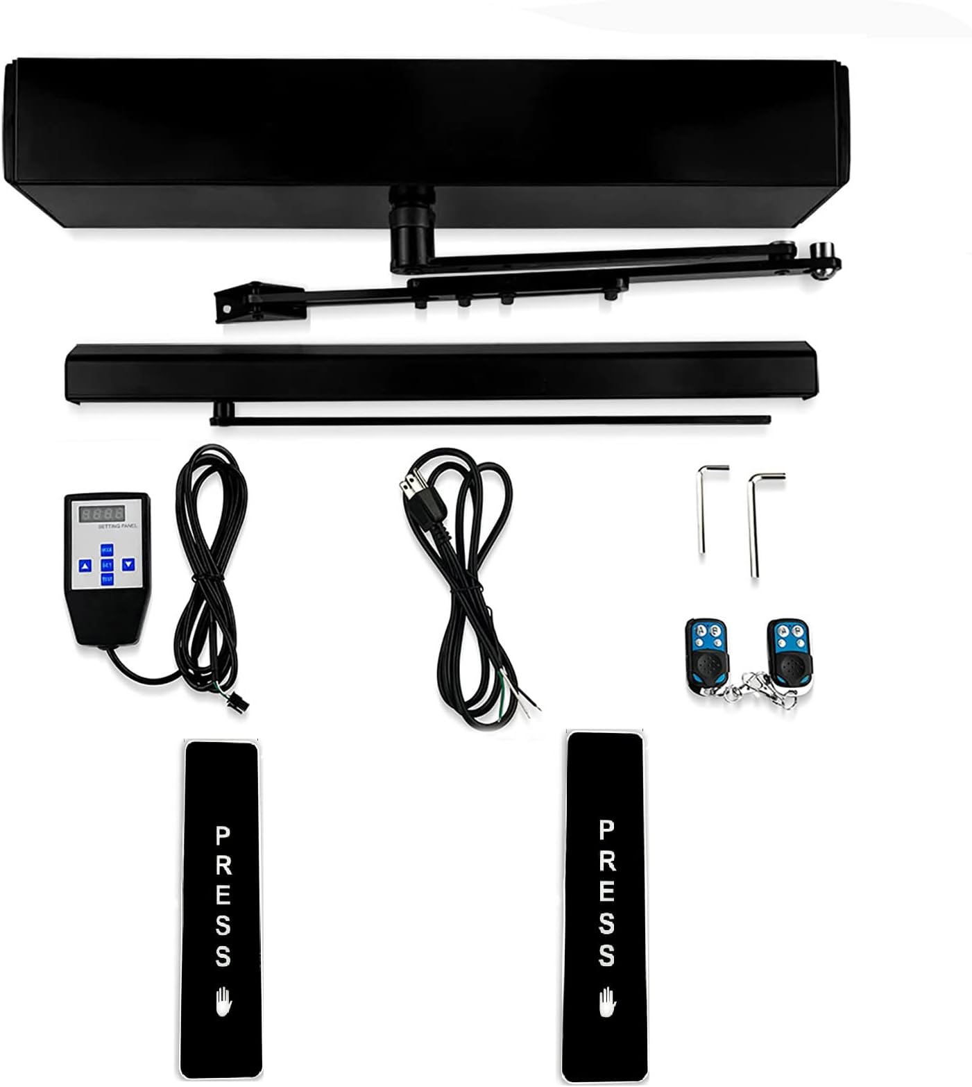 Olide SW100 Electric Residential Swing Automatic Door Opener/Operator ...