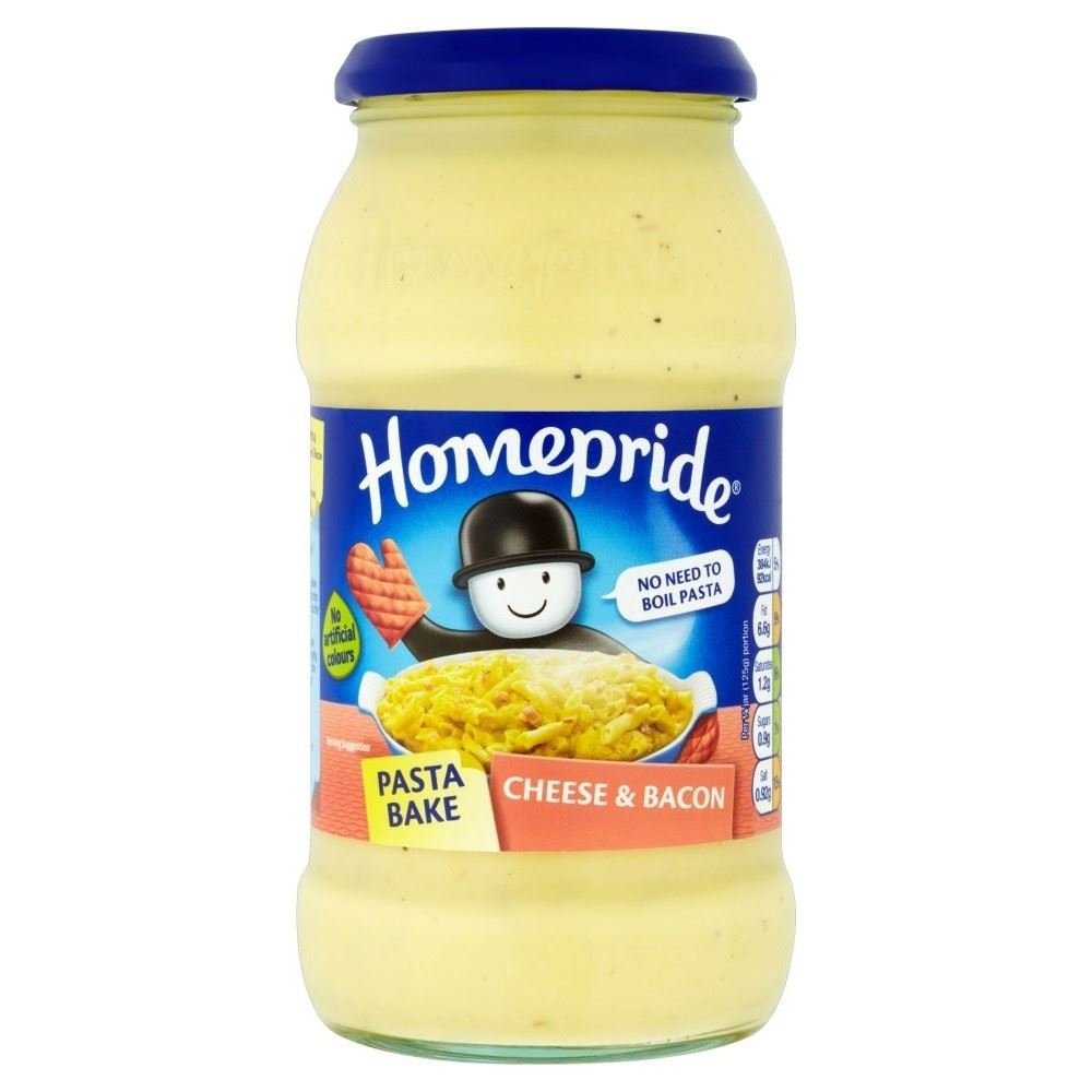 Homepride Pasta Bake - Cheese & Bacon (400g) : Amazon.co.uk: Grocery