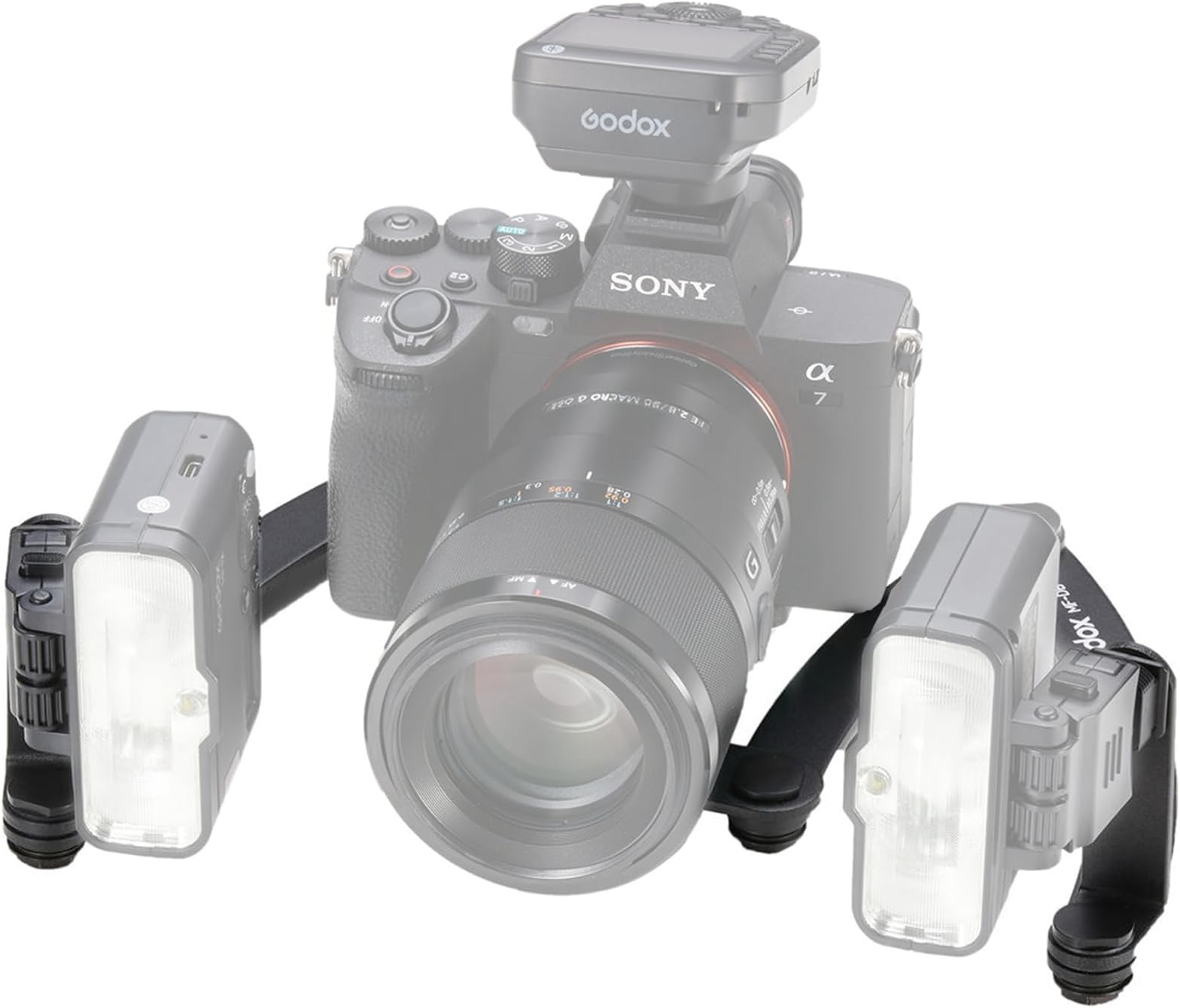 Amazon.com : Godox MF12 Compact Camera Flash Bracket for Dental Flash ...