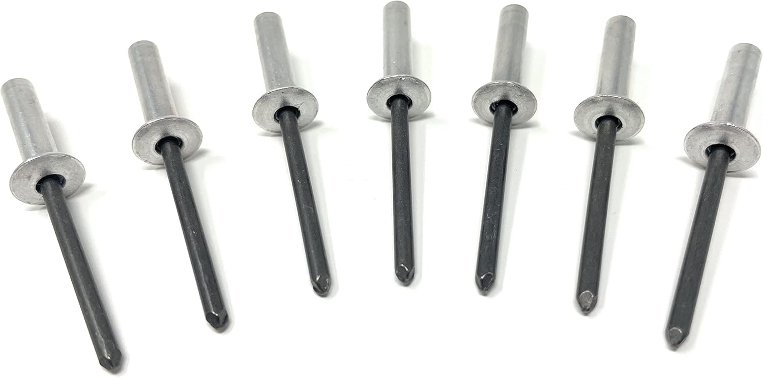 Metal Magery 100 Closed End Rivets Aluminum Body Steel Mandrel 6-8 3/16 ...