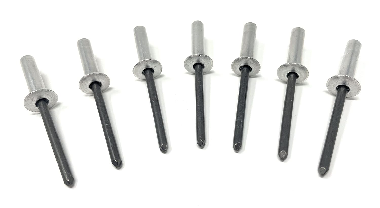 Amazon.com: Metal Magery 100 Closed End Rivets Aluminum Body Steel ...
