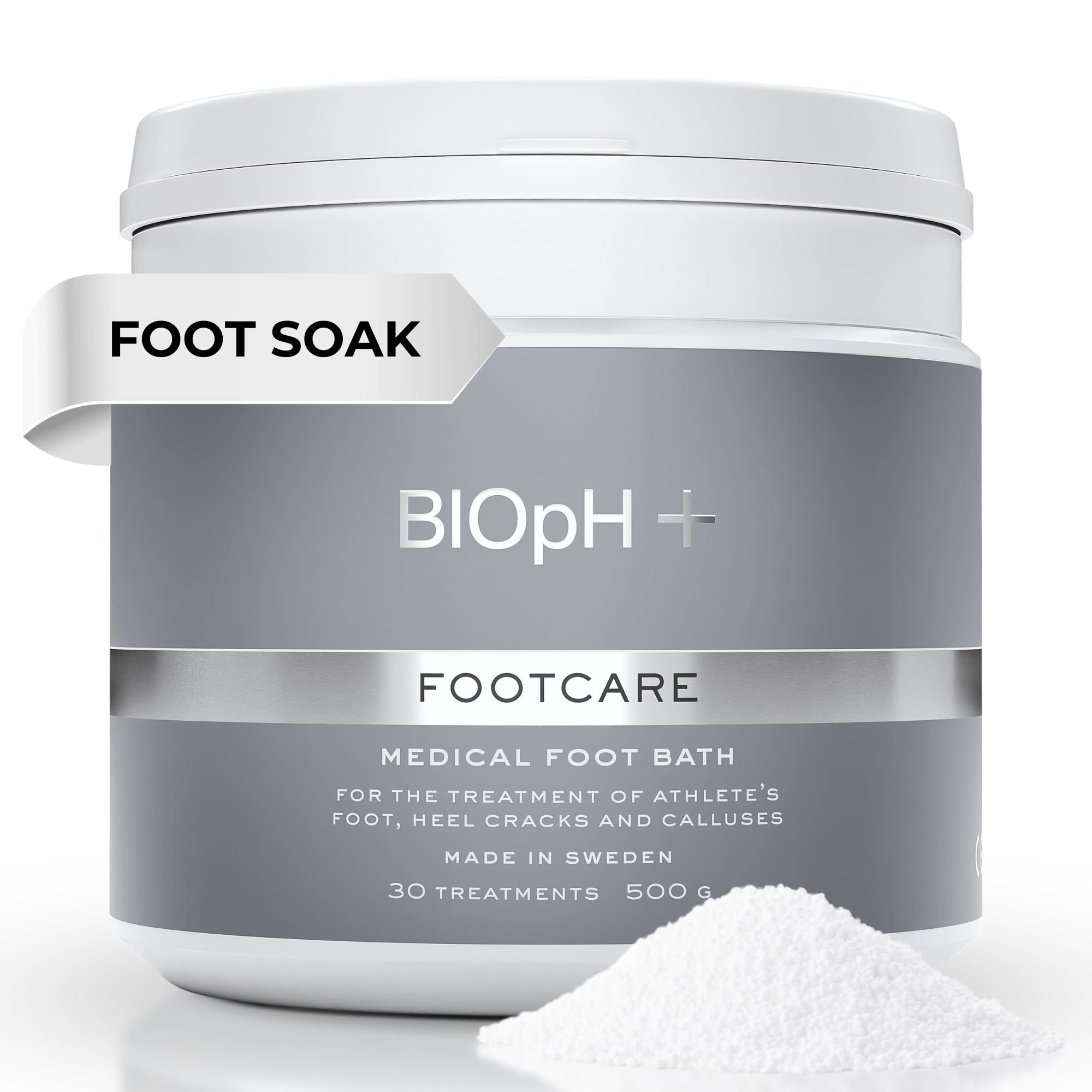 BIOpH+ Footcare 500 g – Antifungal Foot Soak for Spa & Bath – Athlete’s ...